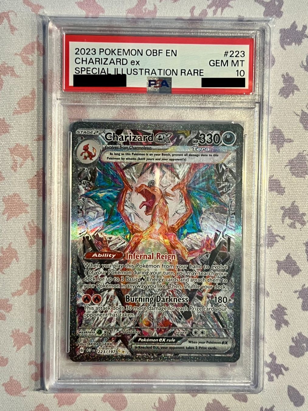 🇬🇧 Charizard EX | Obsidian Flames | OBF 223/197 | PSA 10 (Neu (gemäss ...