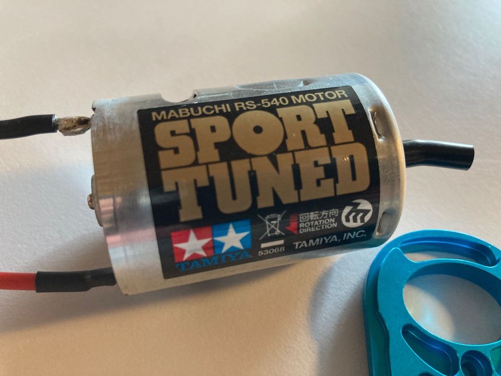 Tamiya Sport Tuned Motor RS-540 inkl. verst. Motorplatte Alu (Gebraucht ...