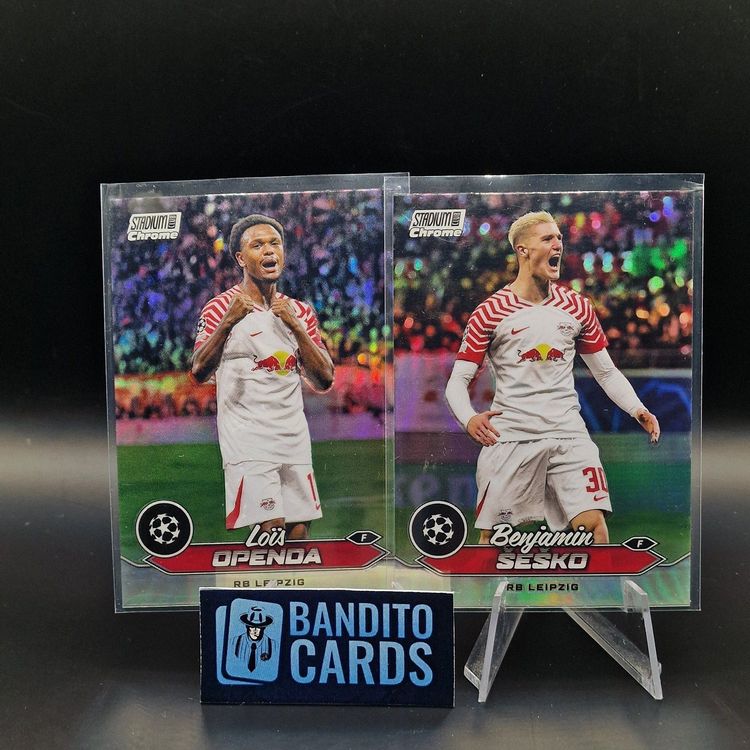 Topps Stadium Chrome Sesko Openda - RB leipzig lot (Gebraucht) in ...