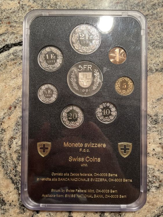 Münzsatz 1991 Stgl. Schweizer Franken | Kaufen auf Ricardo
