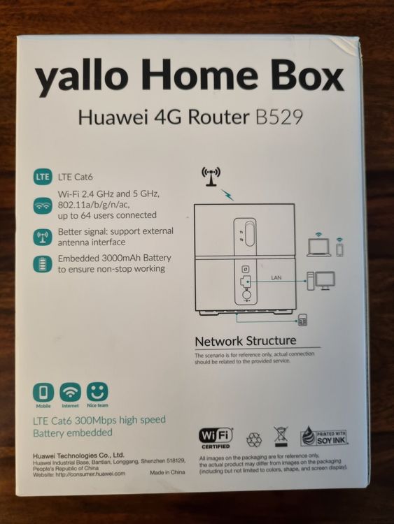 HUAWEI LTE 4G Router B529s-23a Yallo (Gebraucht) in Ittigen für CHF 56 ...
