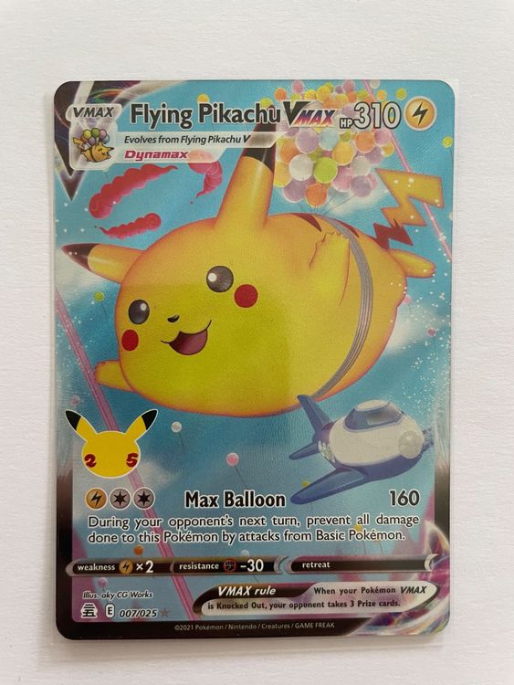 Pokemon Celebrations Flying Pikachu Vmax | Kaufen auf Ricardo