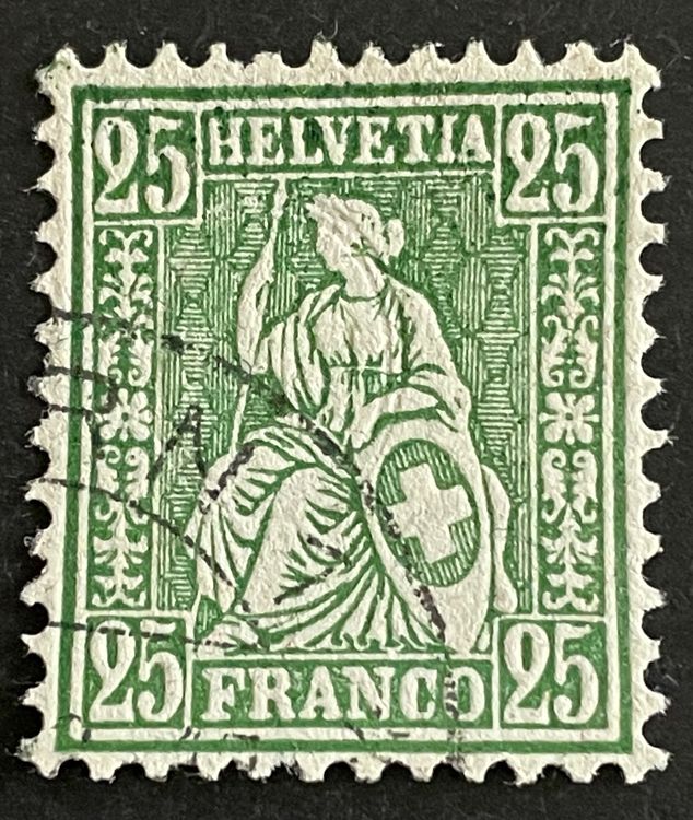 Sitzende Helvetia Nr. 49 gestempelt | Kaufen auf Ricardo