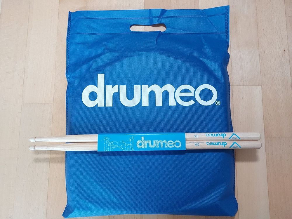 Drumeo QuietPad / Drumpad Inkl. Tasche und Sticks | Kaufen auf Ricardo