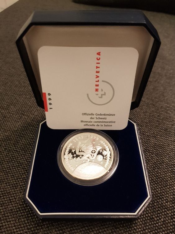 20 Fr. Sonder-Münze 1999 CH-Post (Neu und originalverpackt) in Weinfelden für CHF 45 – mit ...