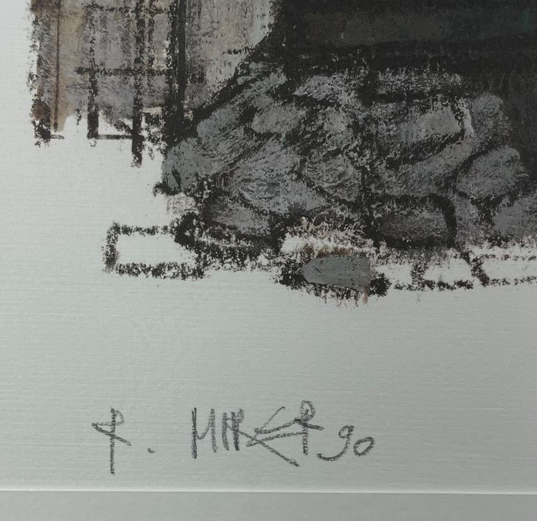 Rudolf Mirer (1937) Lithographie Handsigniert | Kaufen auf Ricardo