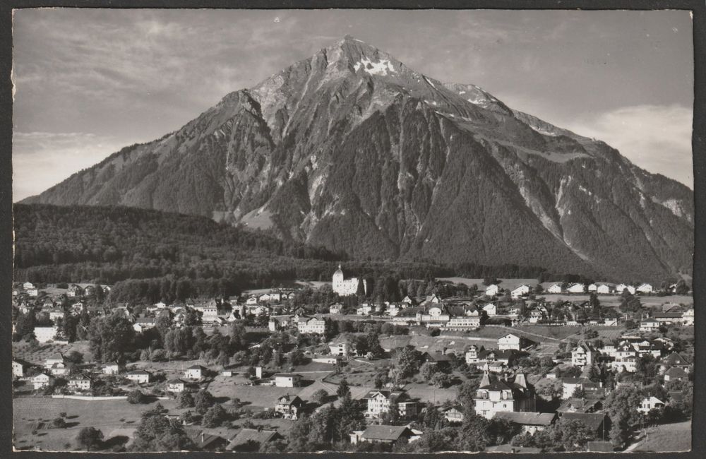 AK BE: ungel. um 1955, SPIEZ, Niesen, Panorama (Gebraucht) in Basel für ...