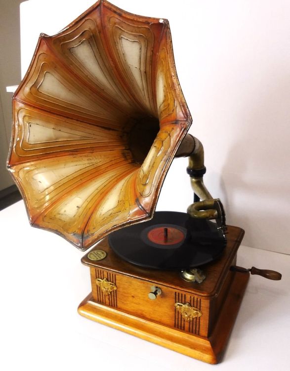Schönes Parlophon Trichtergrammophon im Originalzustand (Gebraucht) in ...