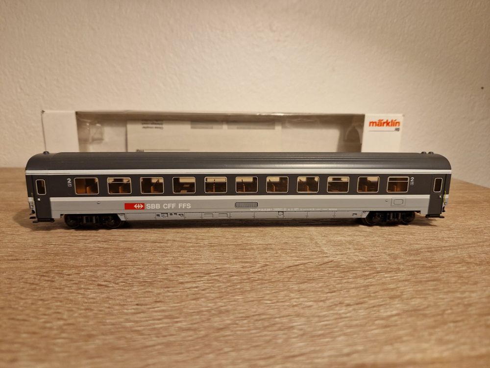 Märklin 4366 Schnellzugwagen Euro City SBB 2.Kl H0 OVP NEU (Neu und ...