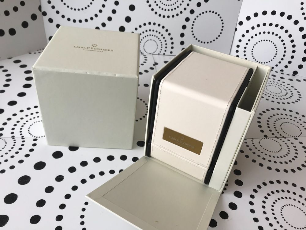 CARL F. BUCHERER ORIGINAL - WATCH BOX ECRIN SCHACHTEL !!! (Gebraucht ...
