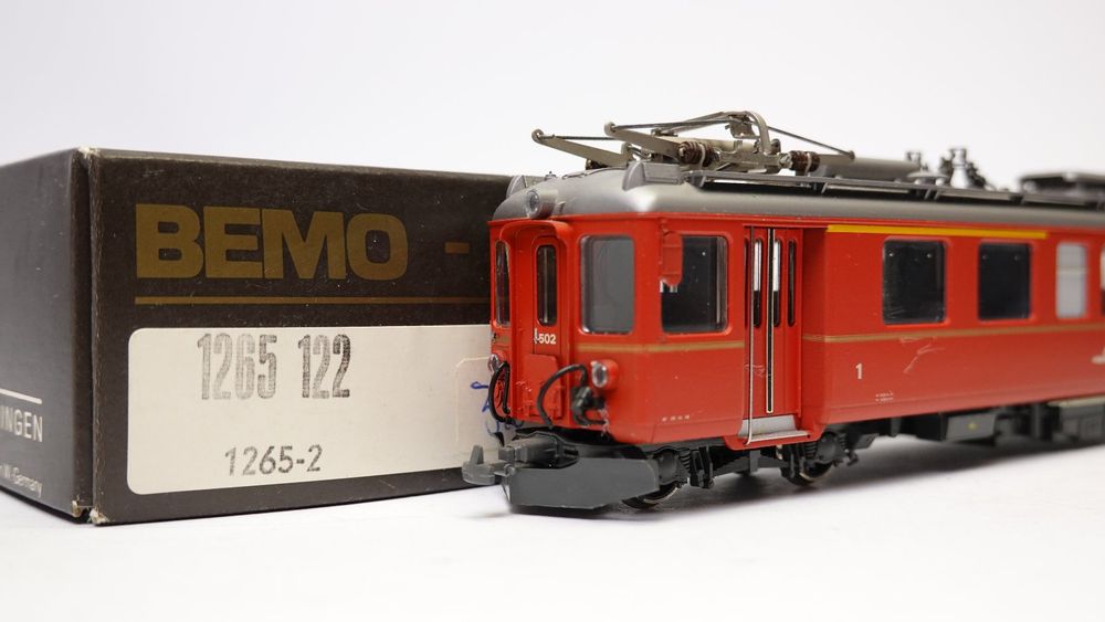 e13 Bemo 1265 122 RhB Triebwagen ABE 494 502 / Bastelware | Kaufen auf ...