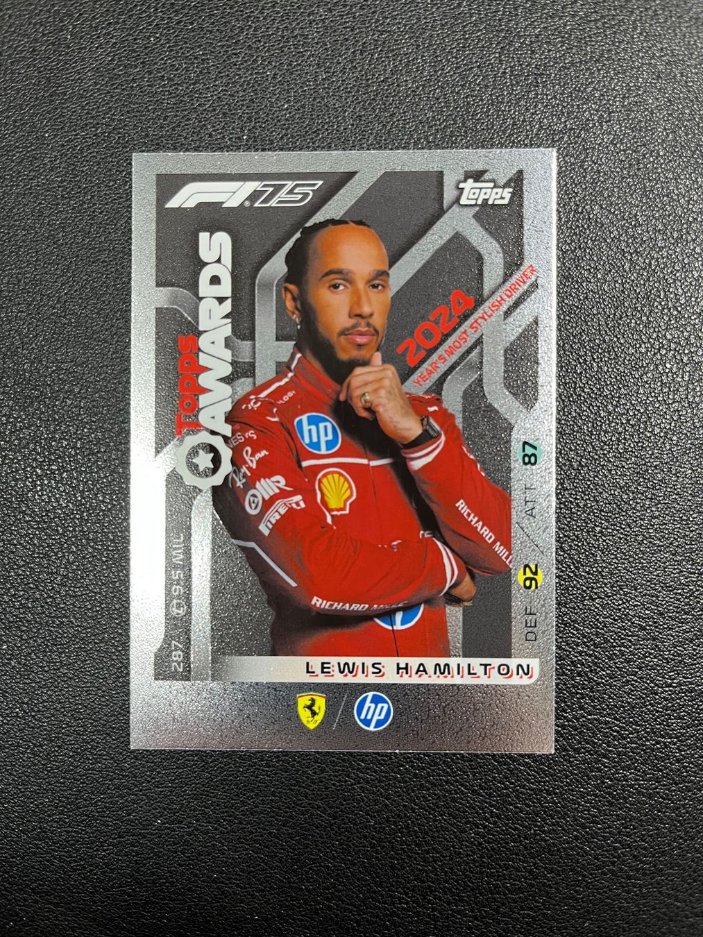 Topps Turbo Attax 2025 Lewis Hamilton 287 (Neu (gemäss Beschreibung ...