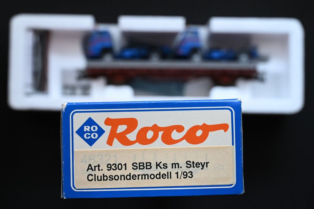 Roco SBB mit Steyr Zugfahrzeugen - ClubSondermodell Art.9301 (Gebraucht ...