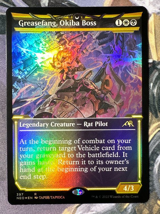 Greasefang, Okiba Boss FOIL Variant 397 Kamigawa (Neu (gemäss ...