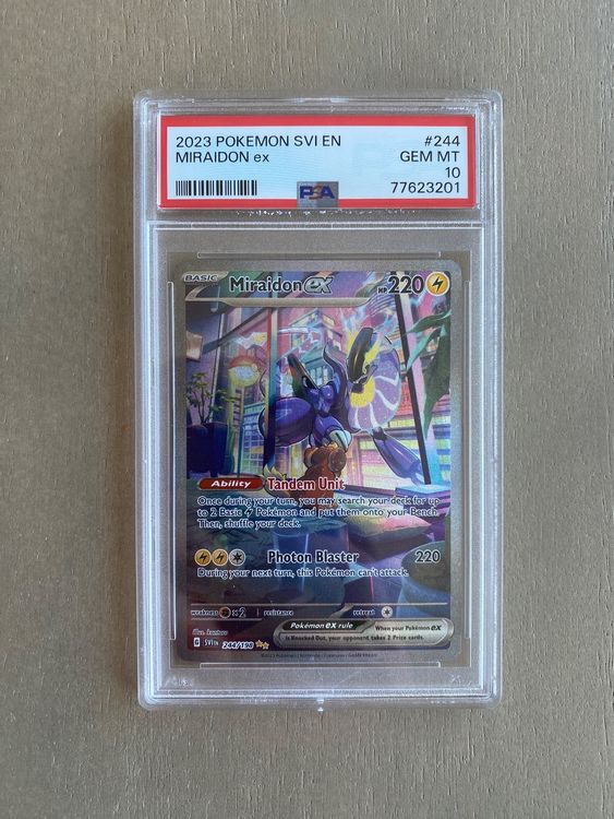 Miraidon ex #244 - Pokemon Scarlet & Violet SVI Base PSA 10 | Kaufen ...