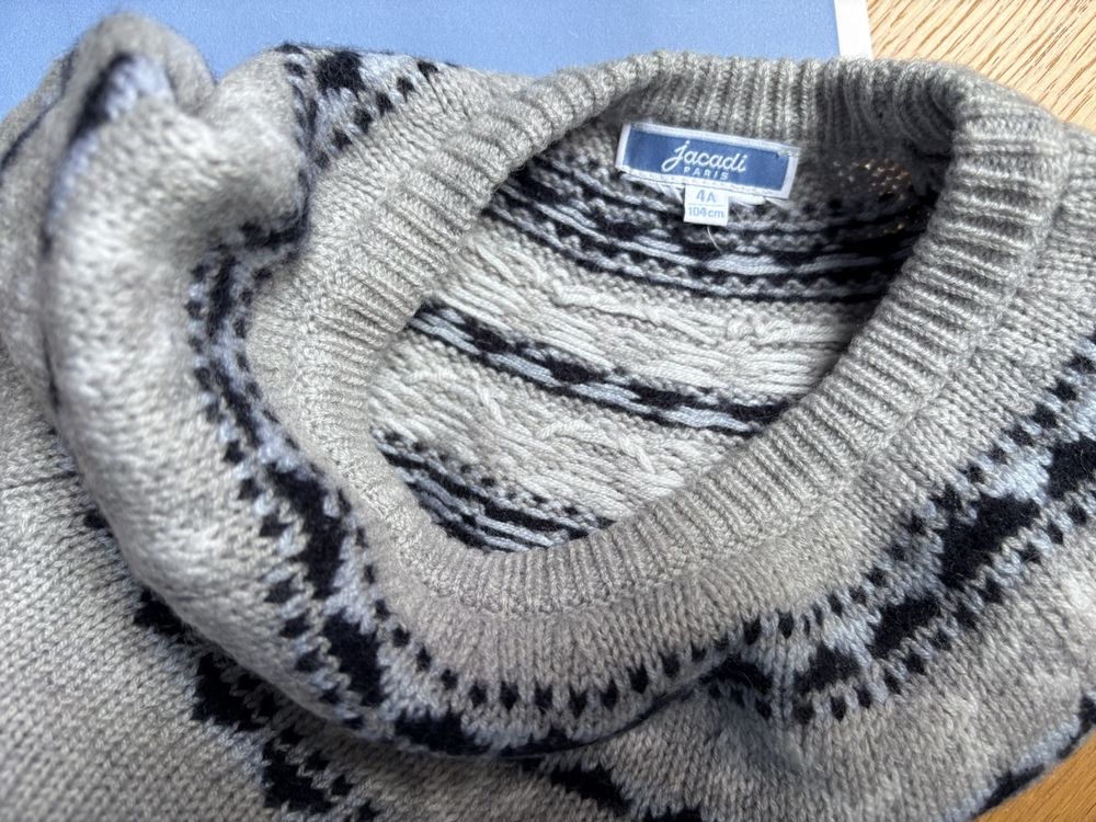 Pull tricot Jacquard Jacadi 4 ans - 104cm (Neuf (Voir description)) à Founex pour CHF 20 – avec ...