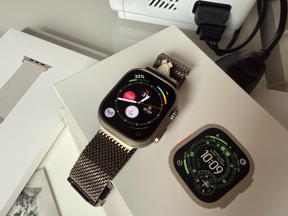 Apple Watch Ultra 3 Titan mit OVP, Titan- und Oceanband! (Neu (gemäss ...