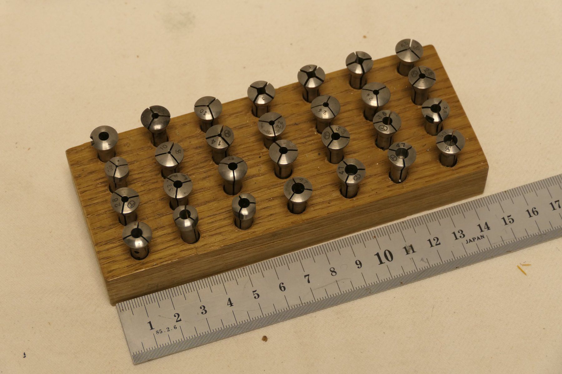 Spannzangensatz Wolf Jahn & Co / Fahrion für Uhrmacher, 28x (Gebraucht ...