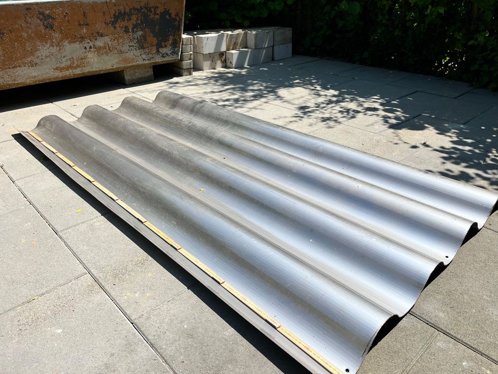 Wellblech aus Edelstahl 2 Stück (Gebraucht) in Biel-Benken BL für CHF ...