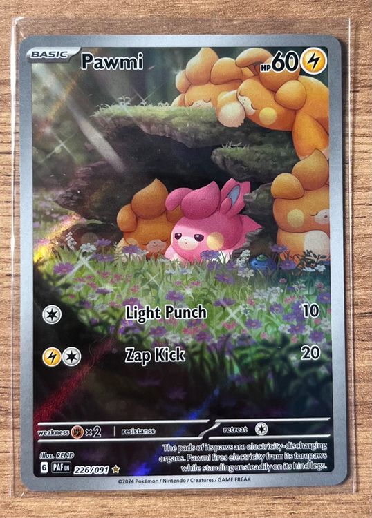 Pawmi ART RARE Pokemon Paldean Fates PAF 226/91 #2 | Kaufen auf Ricardo