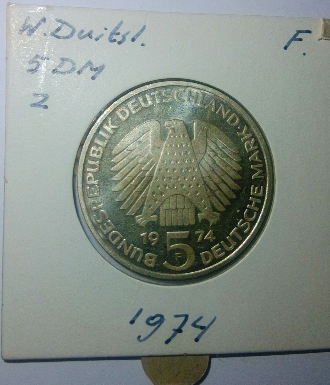 5 Deutsche Mark BRD 1974 - Top Sammlerstück für den Winter (Neu (gemäss ...