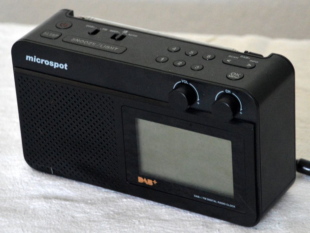 Microspot RA-77 DAB+ / FM Radio Wetterstation Station météo (Gebraucht ...