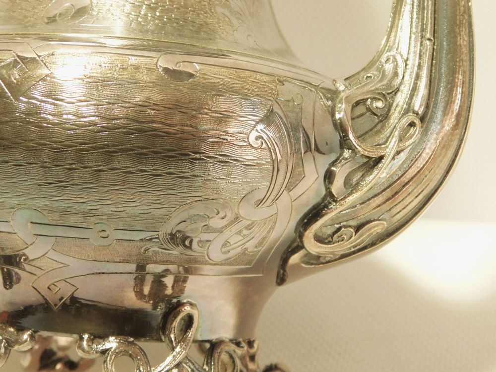 Tee Kaffekanne Alpacca Silber BMF Berndorf 1870 bis 1880 (Gebraucht) in ...
