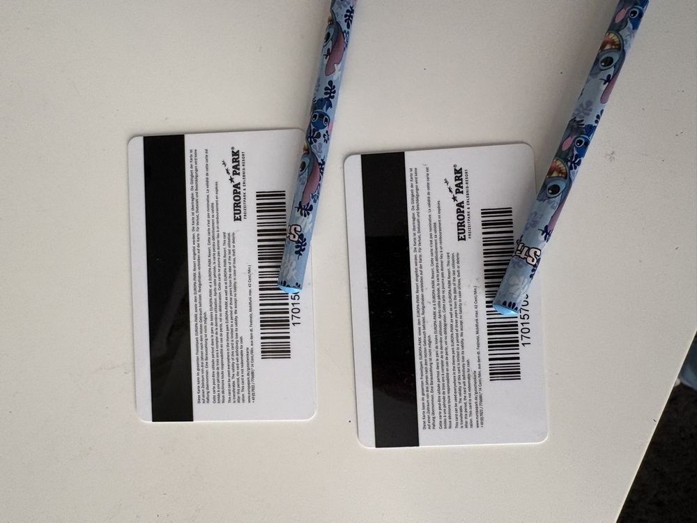 Europa Park ep Arthur Minimoys Gutschein sammler je 42.50.- (Neu und ...