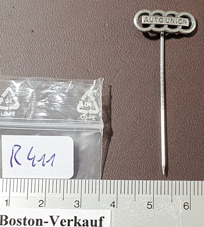 R411 - Alte Anstecknadel Auto Union 1940er Jahre Logo / Audi (D ...