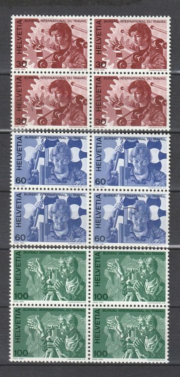 Dienstmarken BIT 1975, Viererblocks (Neu (gemäss Beschreibung)) in Buttisholz für CHF 6 – mit ...