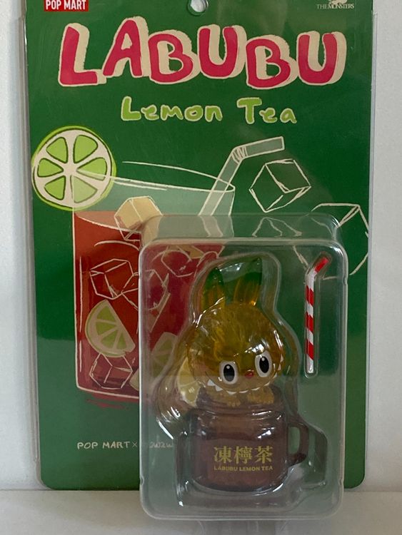 LABUBU THE MONSTERS LEMON TEA Pop Mart original vinyl figure (Neu und ...