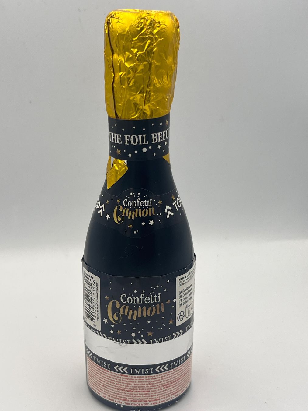 Konfetti Kanone Champagner Flasche für Party/Silvester!🎉... (Neu und ...