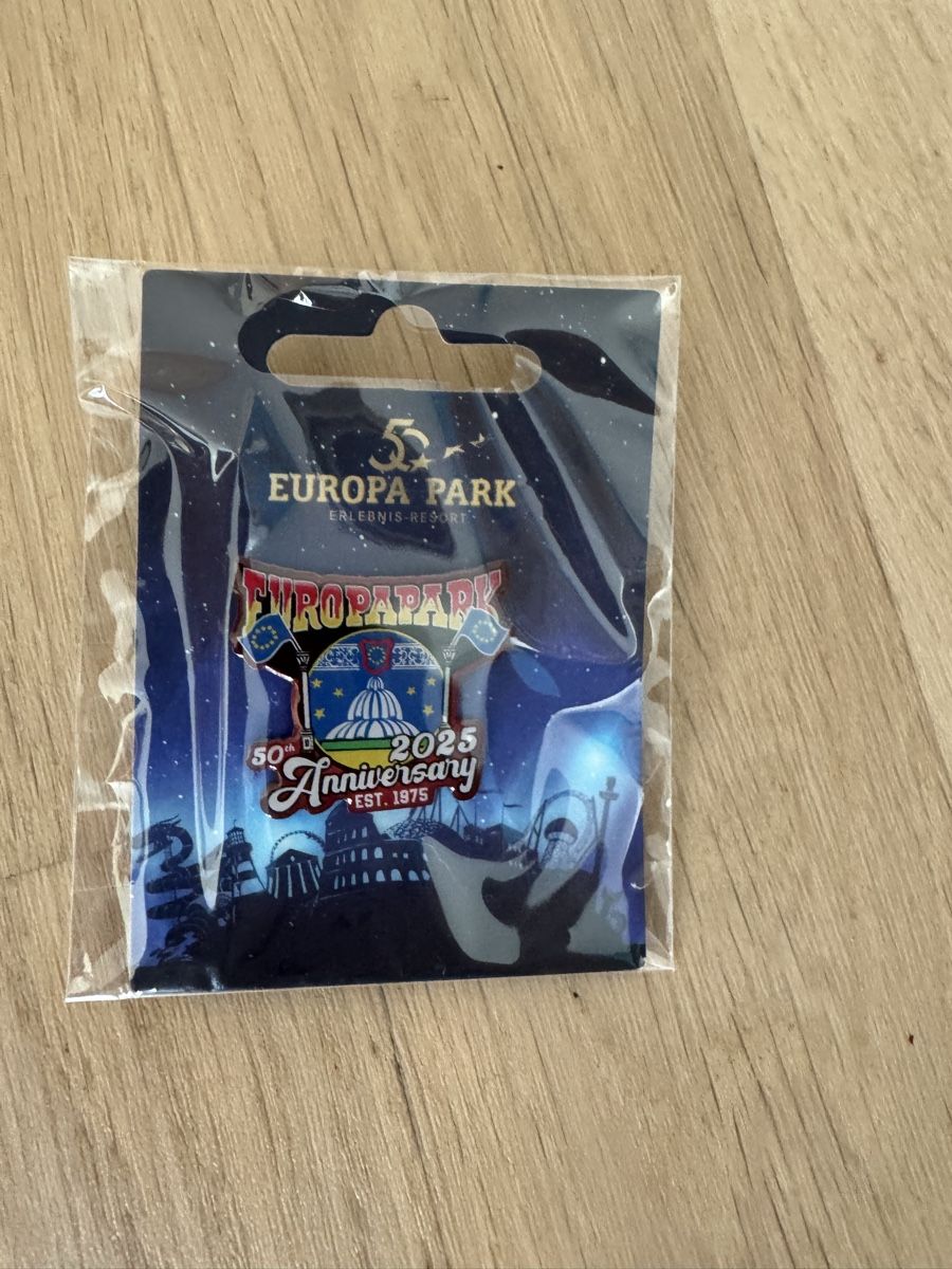 🤑Europapark Pin 50 Jahre, Originalverpackt (Neu und originalverpackt ...