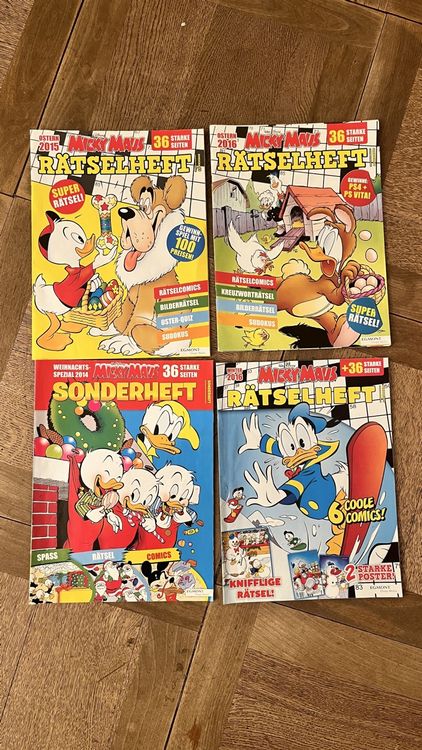 4 Micky Maus Rätselhefte (Gebraucht) in Bern für CHF 2 – mit Lieferung auf Ricardo kaufen