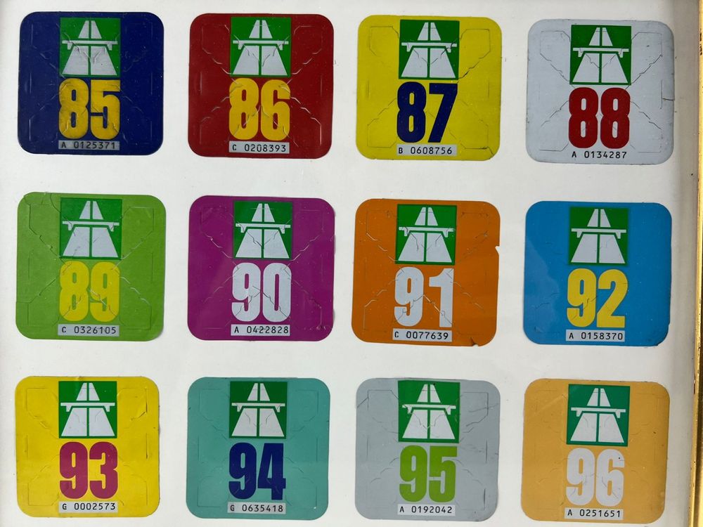 Autobahn Vignetten Sammlung 1985 bis 2004 (Gebraucht) in Schaffhausen ...