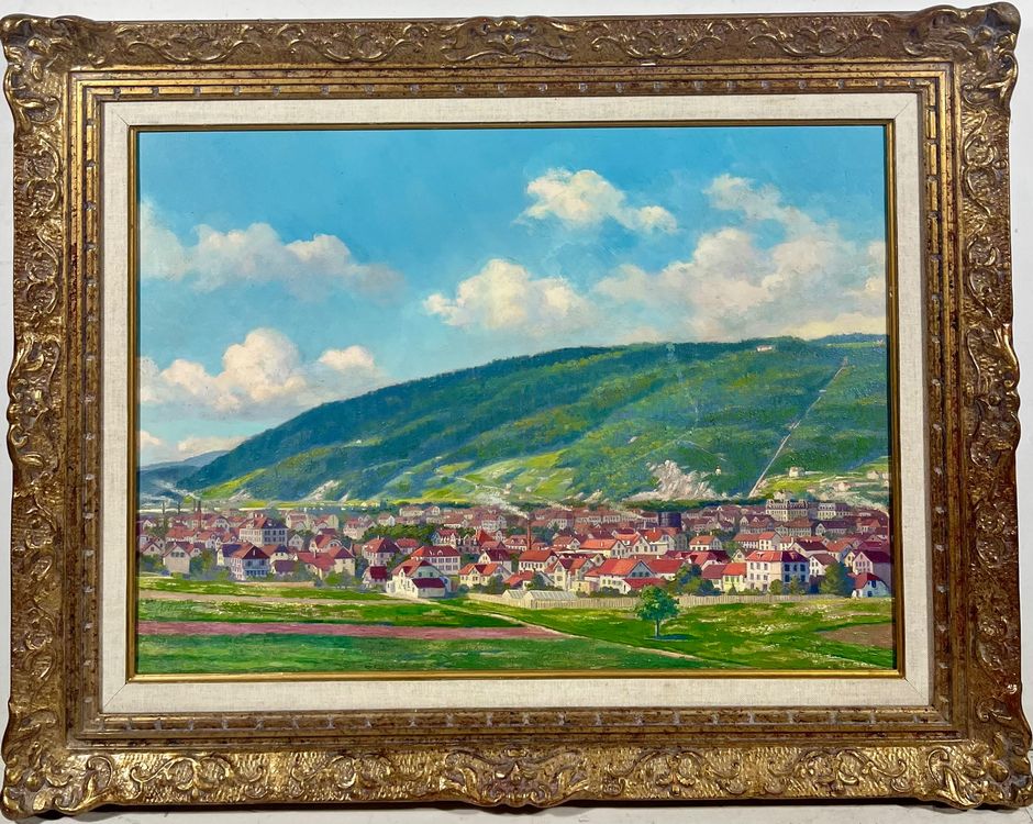 Grosse Antike Meistergemälde - Dorf Ansicht (Gebraucht) in Root für CHF 74 – mit Lieferung auf ...