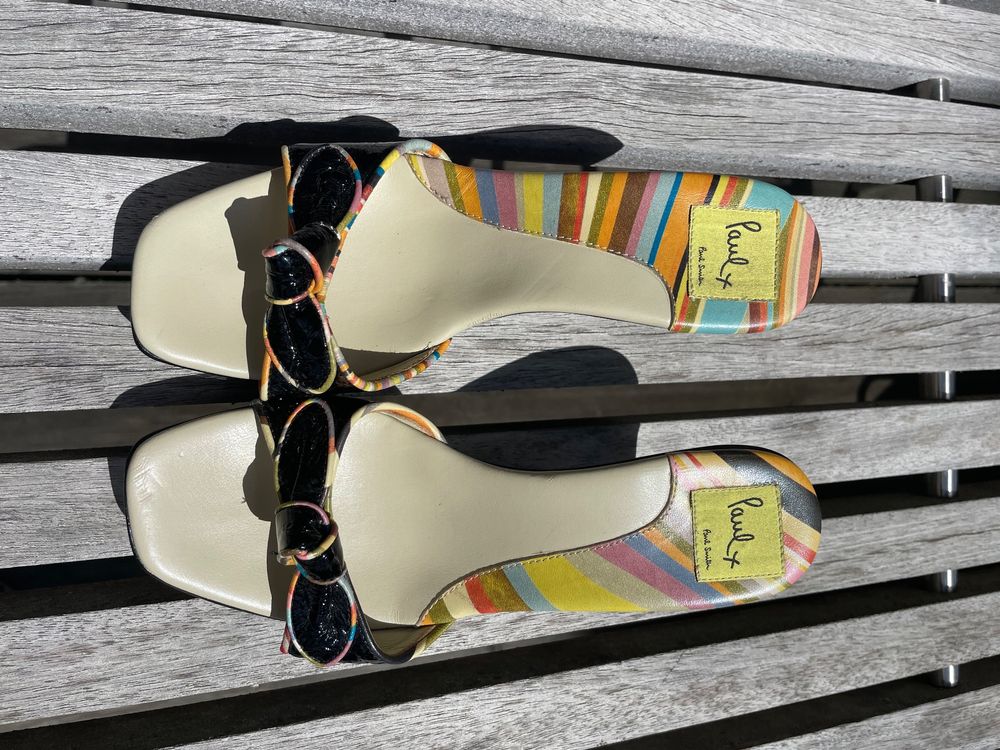 Sandales à Talons Paul Smith en Cuir Verni Noir : État Parf | Kaufen ...