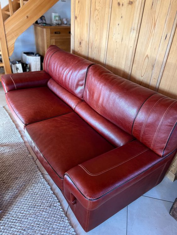 Salon cuir végétal (D'occasion) à Epagny pour CHF 50 – retrait ...