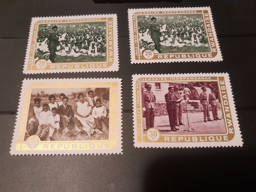 Rwanda: Lot de 4 timbres rares - Indépendance 1962! (54) | Kaufen auf ...