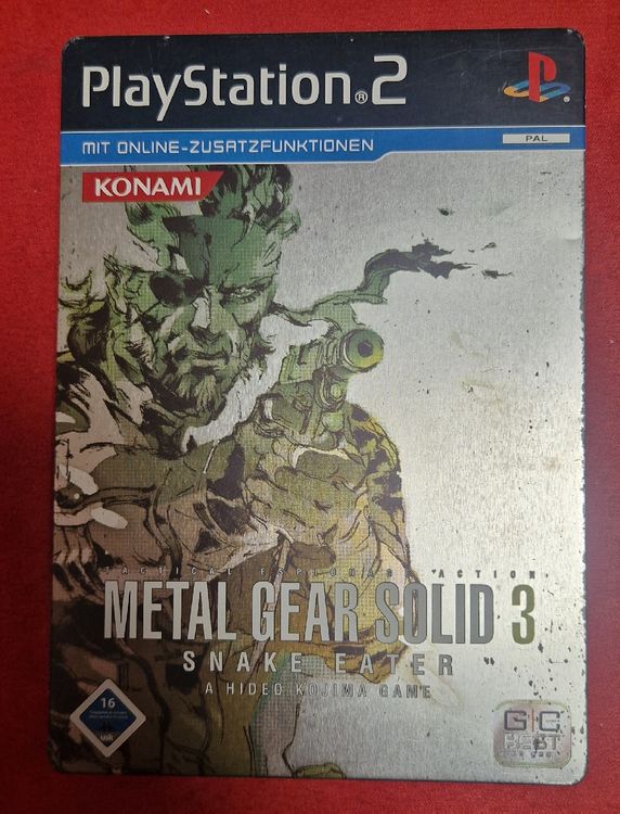 Metal Gear Solid 3 PS2 - Snake Eater Steelbook - DE (Gebraucht) in ...