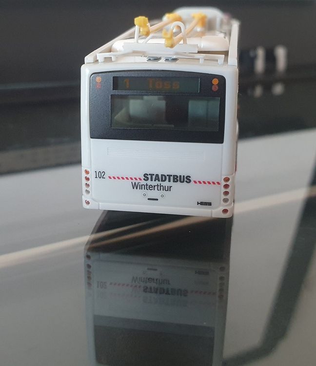 VK-Modelle Stadtbus Winterthur Hess Swiss Trolley Bus Linie1 (Neu und ...