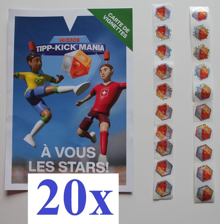 20 x TIPP-KICK MANIA Migros (Neu (gemäss Beschreibung)) in Peseux für ...