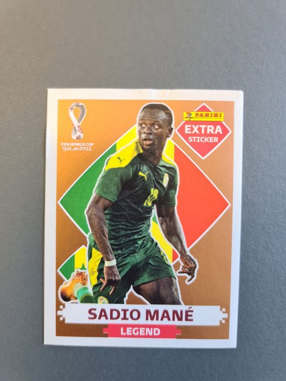 Extra Sticker WM 2022 Qatar Sadio Mané bronze | Kaufen auf Ricardo