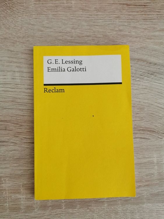Emilia Galotti von G. E. Lessing (Gebraucht) in Unterägeri für CHF 1 ...
