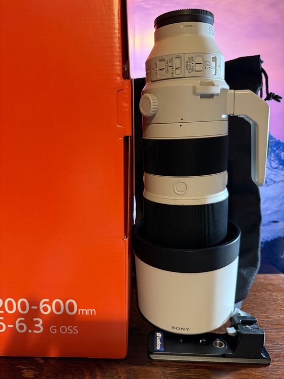 Sony 200-600mm F5.6–6.3 G OSS + pied arca swiss | Kaufen auf Ricardo