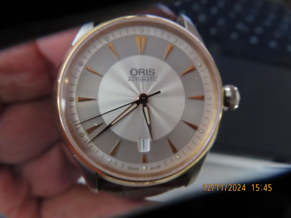 Oris Automatik 7591-63 , Ø 40 mm, neuwertig, (Gebraucht) in Oberdorf BL für CHF 1600 – mit ...