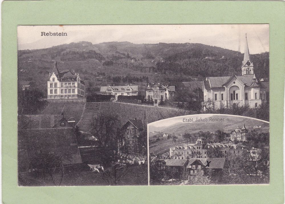 Rebstein Etabl. Jakob Rohner 1920 (Gebraucht) in Herisau für CHF 3 ...