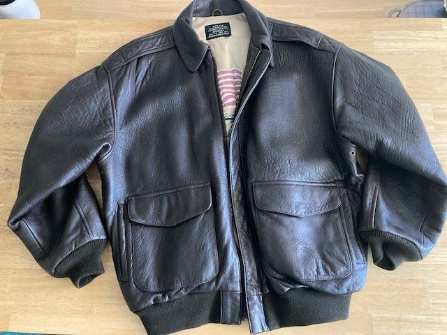 Avirex A2 Bomber Lederjacke XL | Kaufen auf Ricardo