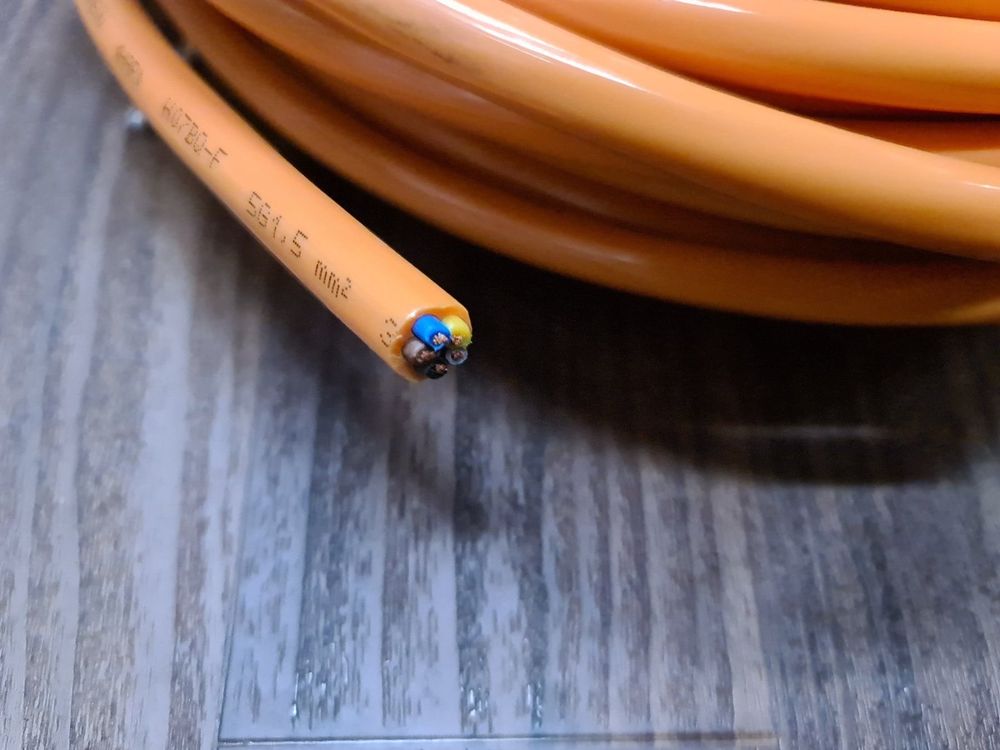Kabel pur 5x2,5/3LNPE orange 25m ab 1.- (Neu (gemäss Beschreibung)) in ...