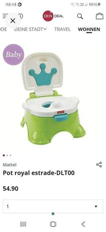 Neues Töpfchen mit musik (Gebraucht) in Immensee für CHF 30 – nur ...